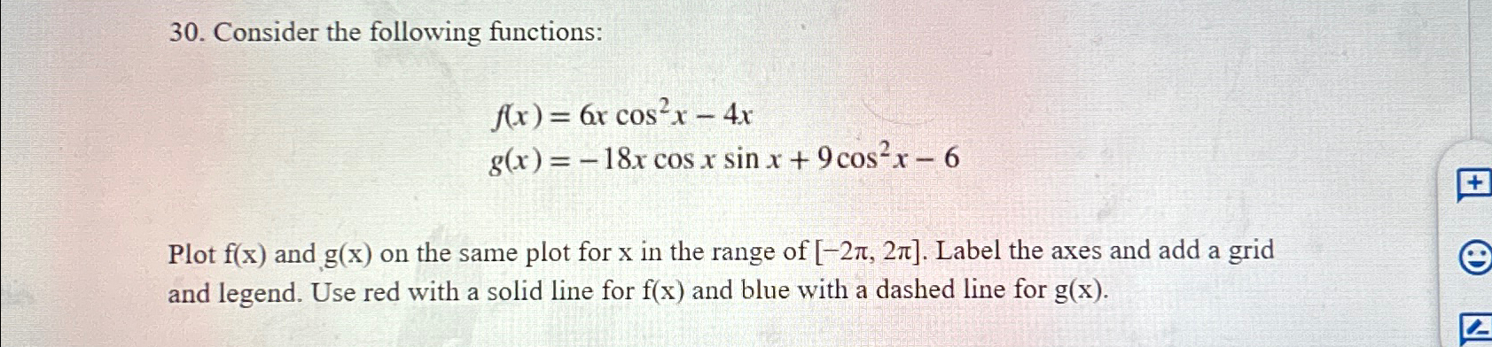 Solved MATLAB CODE ONLY PLS QUICK HELPConsider the following | Chegg.com