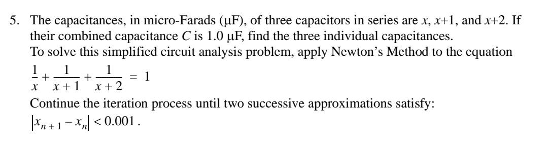 Solved The capacitances, in micro-Farads (μF), of three | Chegg.com