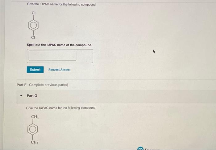 Solved Give the IUPAC name for the following compound. Spell | Chegg.com