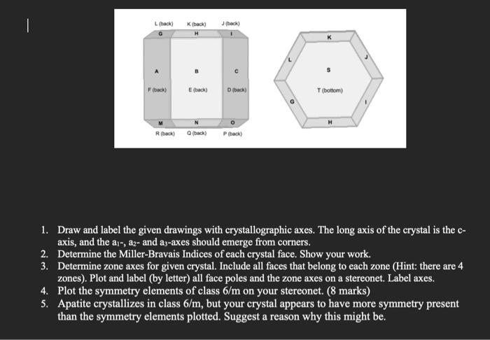 Solved 1. Draw and label the given drawings with | Chegg.com
