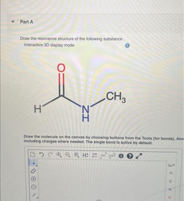 Solved Draw the resonance structure of the following | Chegg.com