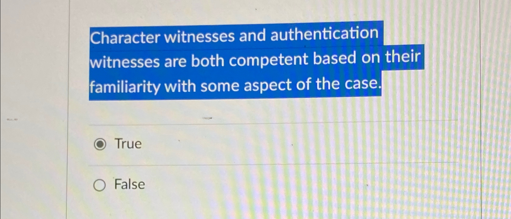 Solved Character witnesses and authentication witnesses are | Chegg.com
