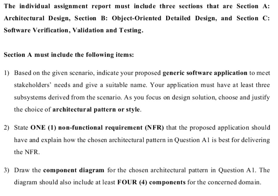 Solved INSTRUCTION: Read and understand the given scenario | Chegg.com
