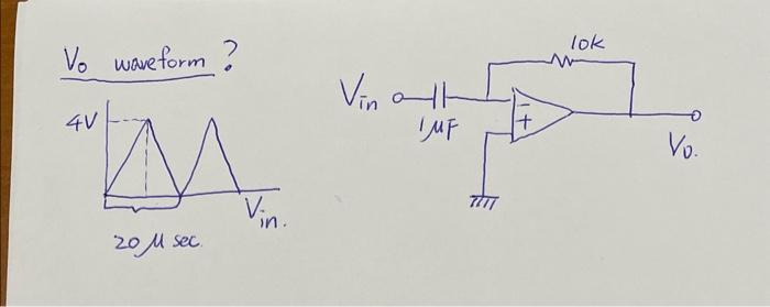 Solved Vo waveform? | Chegg.com