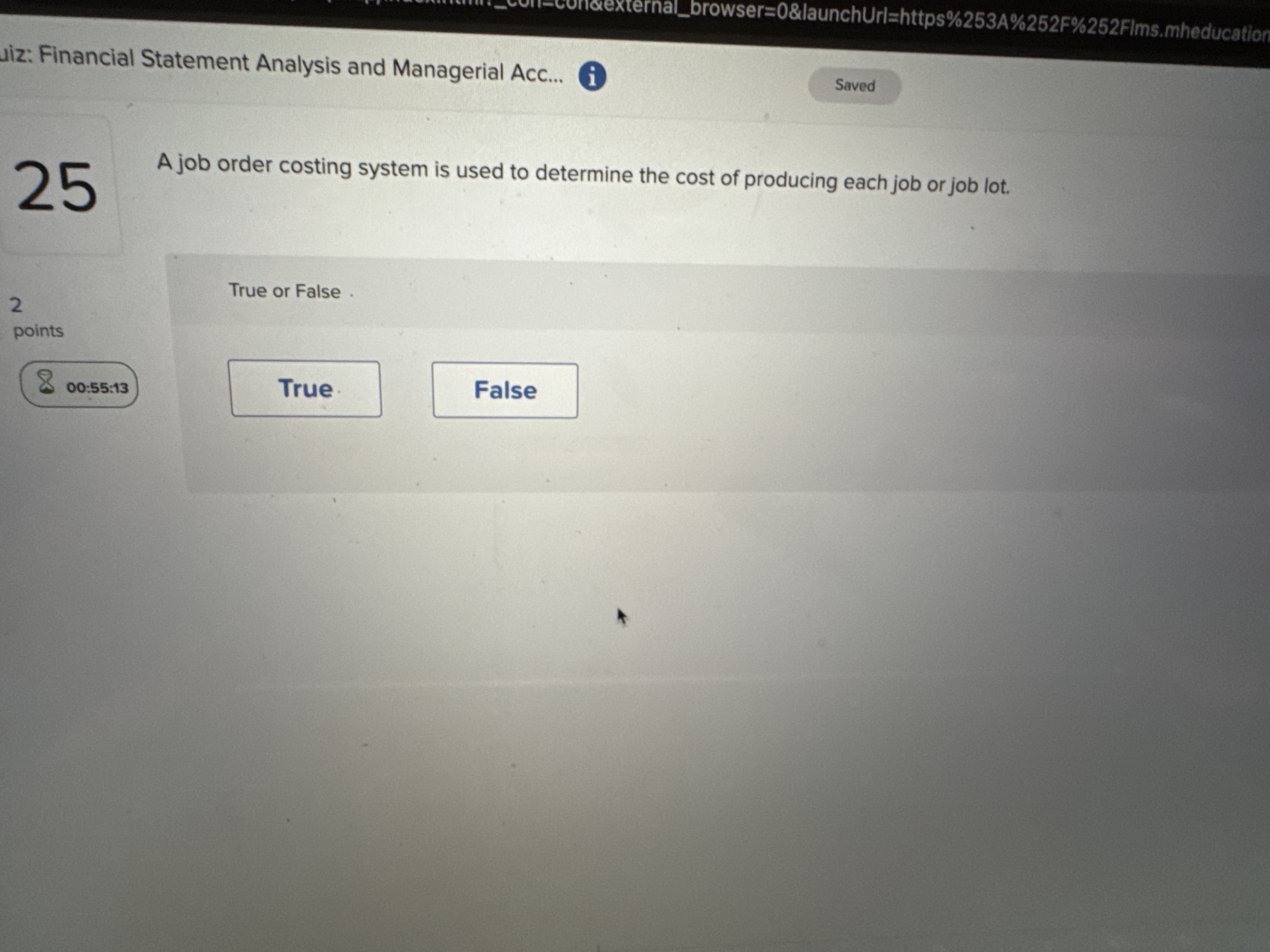 Solved 25A job order costing system is ﻿used to ﻿determine | Chegg.com