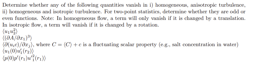 Solved Determine whether any of the following quantities | Chegg.com