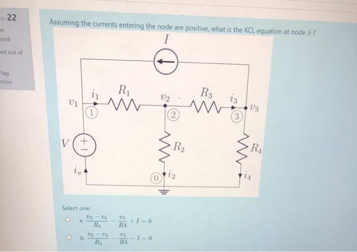 Solved on 22 Assuming the currents entering the node are | Chegg.com