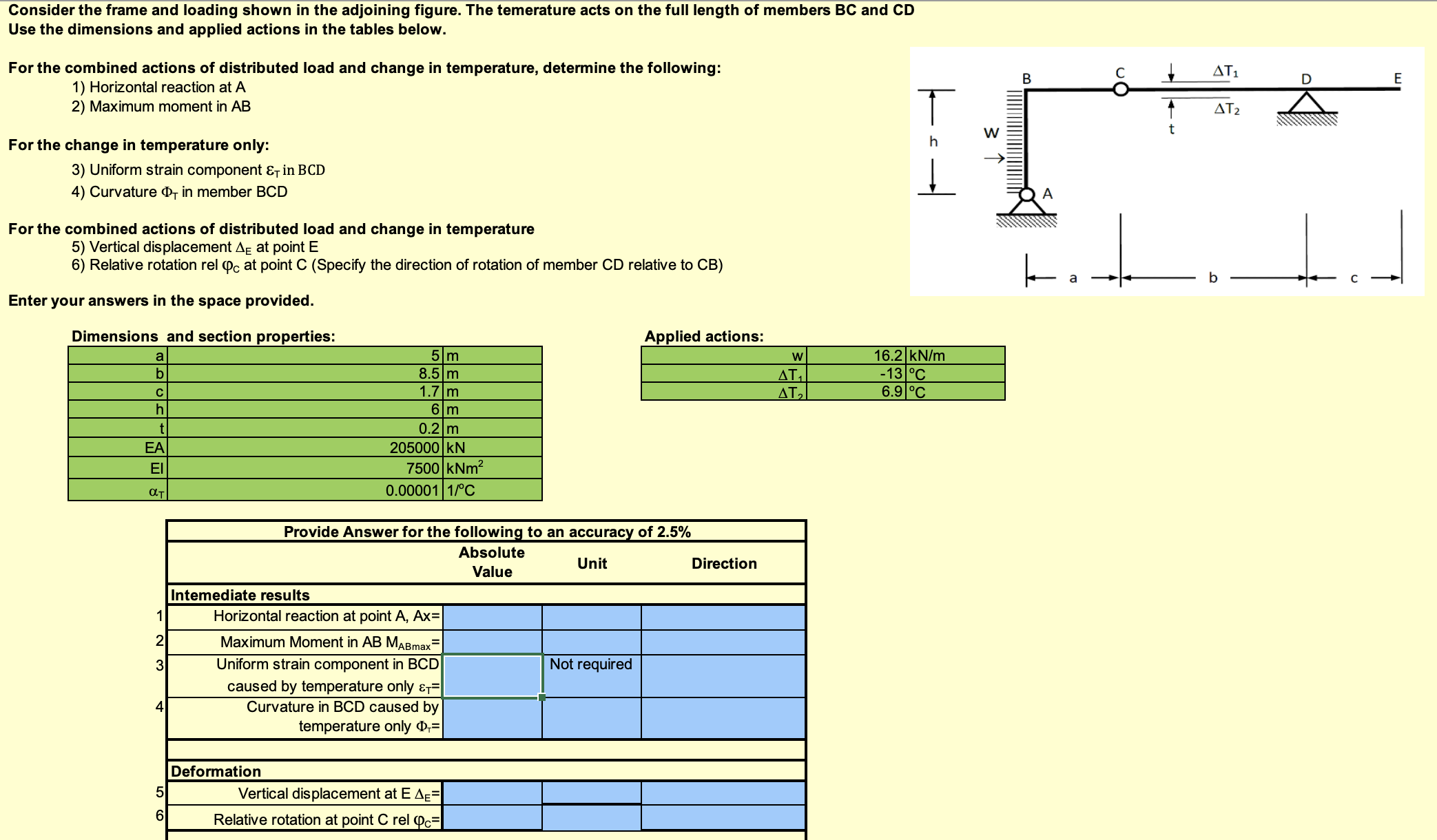 Solved Make sure to answer in the table given format. | Chegg.com
