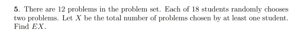 Solved There are 12 ﻿problems in the problem set. Each of 18 | Chegg.com