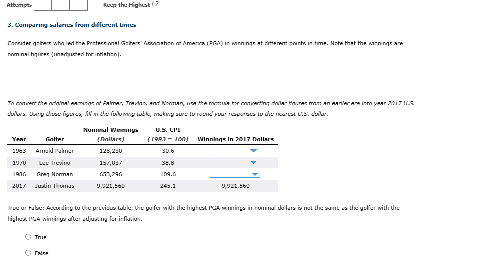 Solved AttemptsKeep the Highest / 22. ﻿Alternative price | Chegg.com