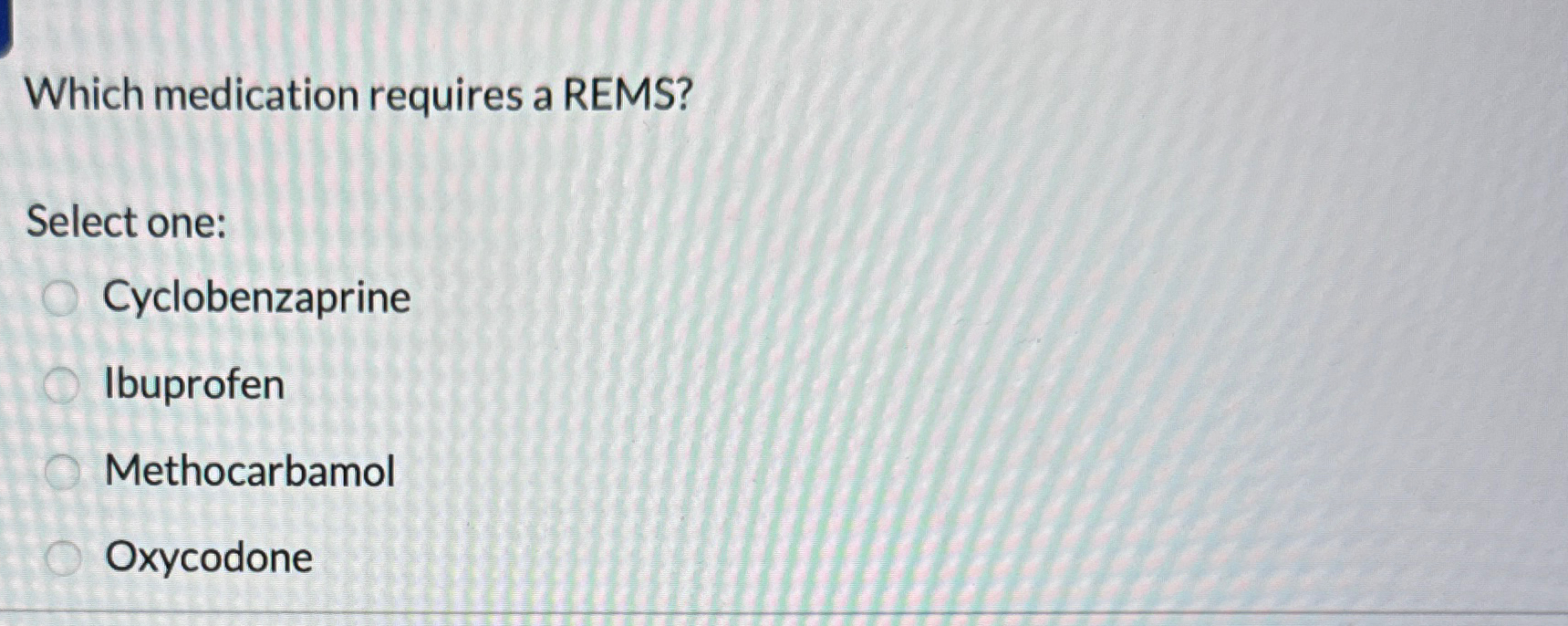 Solved Which medication requires a REMS?Select | Chegg.com