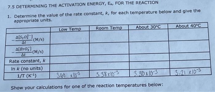 Relative rates of reaction Reaction Mixture 1 | Chegg.com