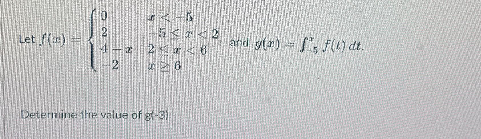 Solved Let f(x)={0,x