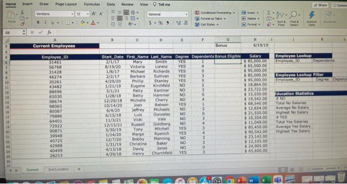 Solved Use Conditional Logic and Conditional Formatting You | Chegg.com