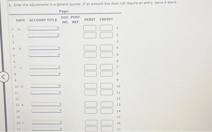 Solved Year-end adjustment information is as follows: (a and | Chegg.com