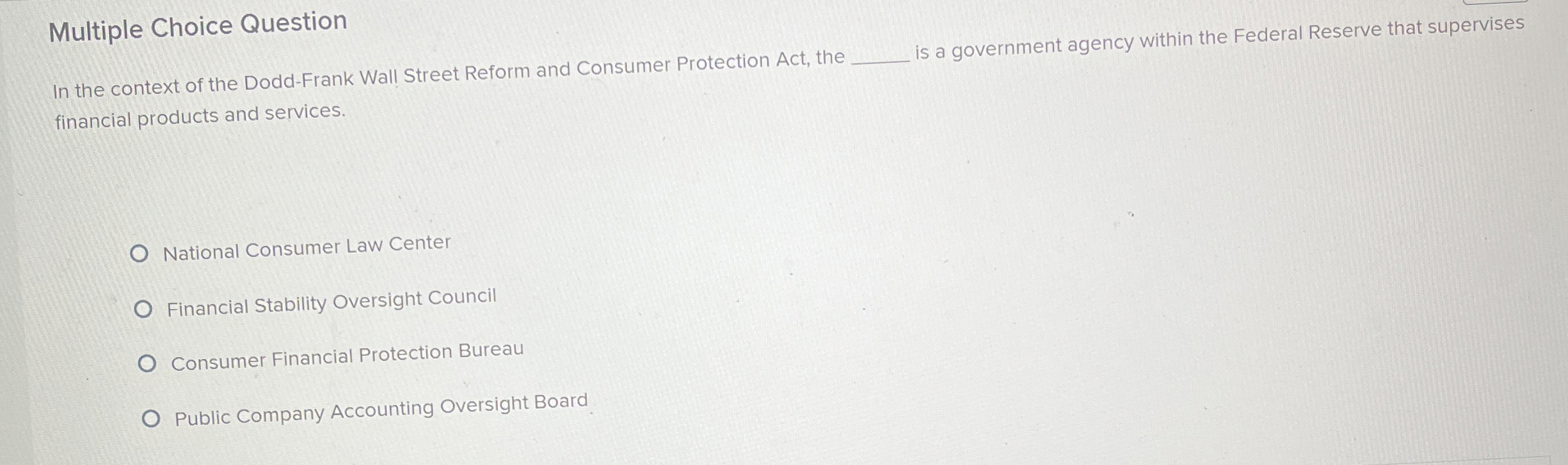 Solved Multiple Choice QuestionIn the context of the | Chegg.com