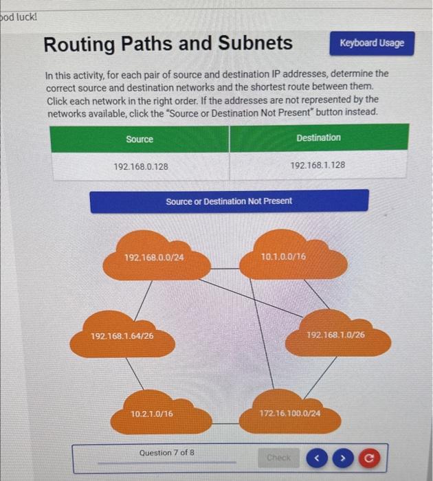 Solved In this activity, for each pair of source and | Chegg.com