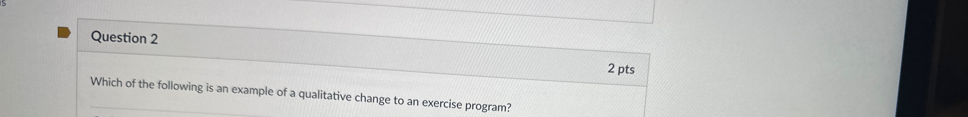 Solved Question 22 ﻿ptsWhich of the following is an example | Chegg.com