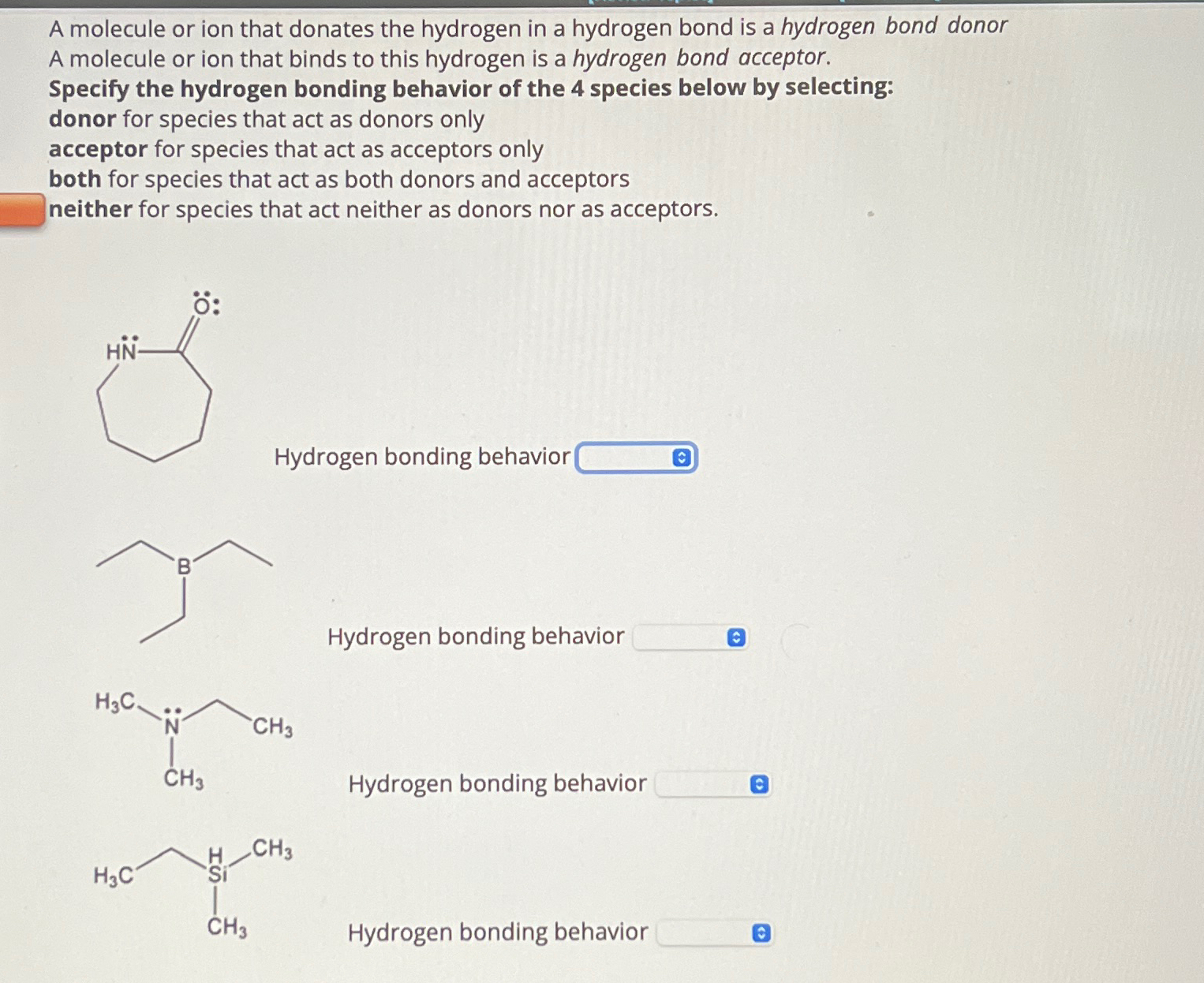 Solved A molecule or ion that donates the hydrogen in a | Chegg.com