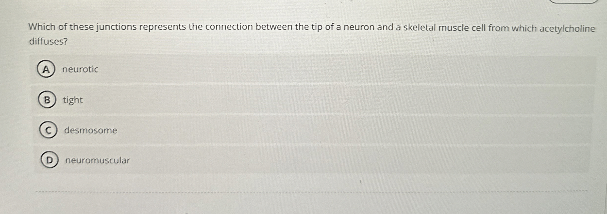 Solved Which of these junctions represents the connection | Chegg.com