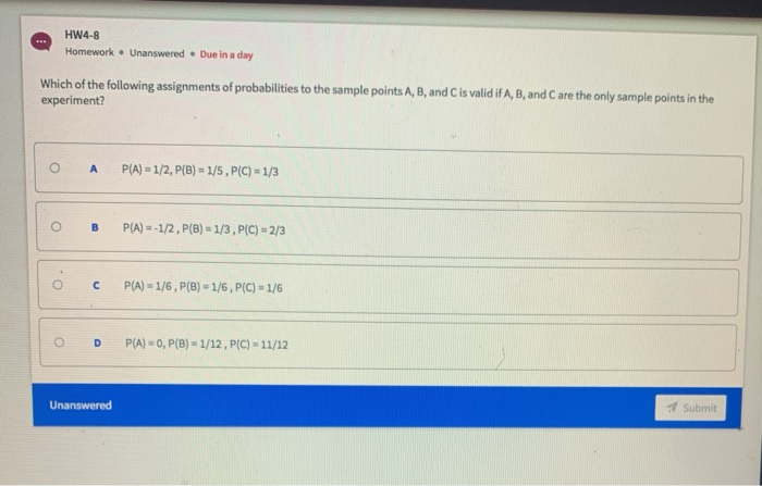 Solved HW4-8 Homework – Unanswered. Due in a day Which of | Chegg.com