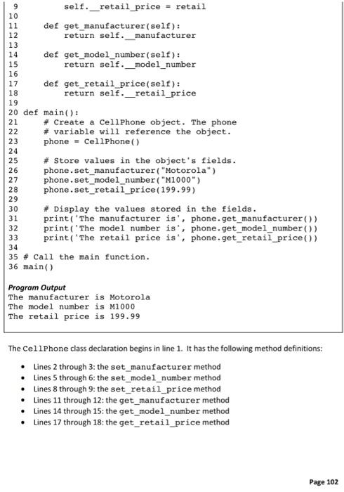 Solved Chapter 14 Object-Oriented Programming Python is a | Chegg.com