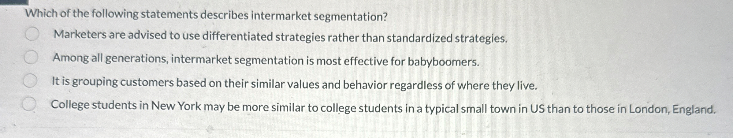 Solved Which of the following statements describes | Chegg.com