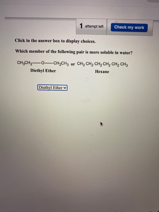 Solved 1 attempt left Check my work Click in the answer box | Chegg.com