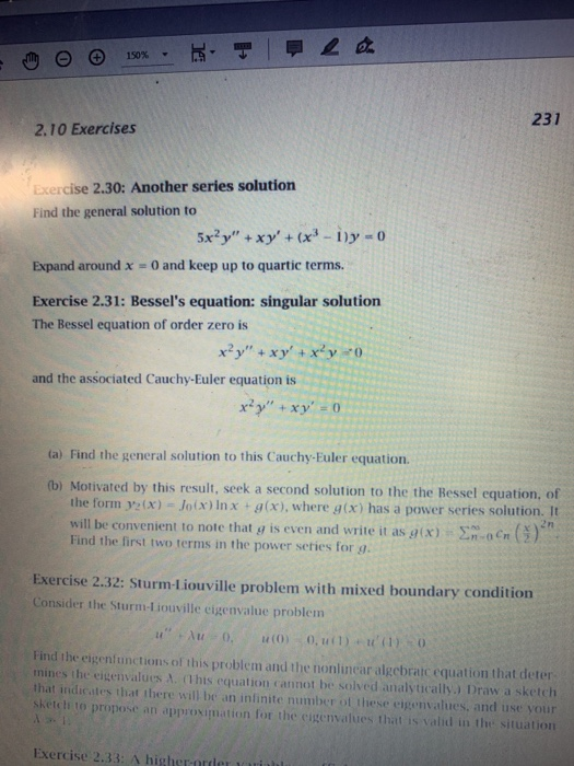 Solved do 15% - 2 231 2.10 Exercises Exercise 2.30: Another | Chegg.com