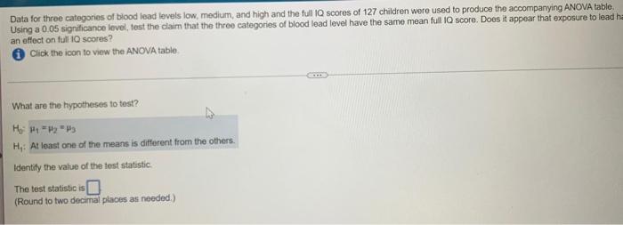 Solved ANOVA Table Source of Variation Between Groups Within | Chegg.com