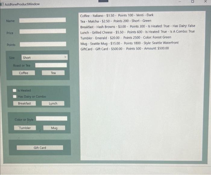 Solved CSI 124 Programming using the detail informatio given | Chegg.com