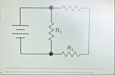 Solved The circuit shown contains the following three | Chegg.com
