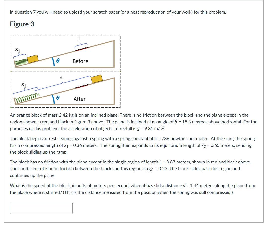 Solved In question 7 ﻿you will need to upload your scratch | Chegg.com