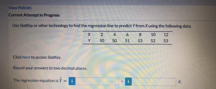 Solved Current Attempt in Progress Use StatKey or other | Chegg.com