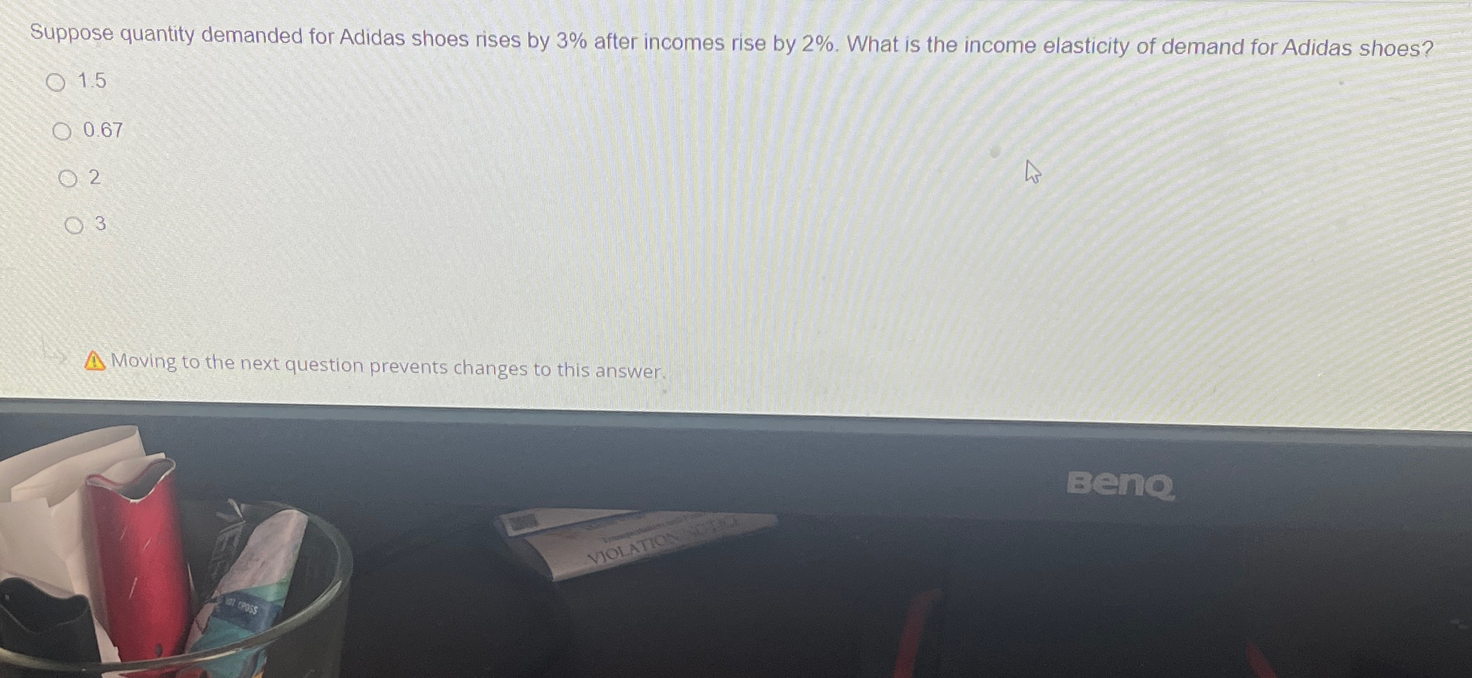 Solved Suppose quantity demanded for Adidas shoes rises by | Chegg.com