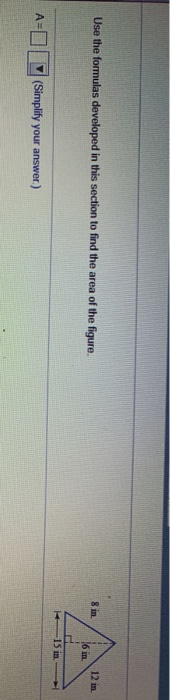 Solved Use the formulas developed in this section to find | Chegg.com