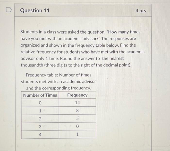Solved Students in a class were asked the question, "How | Chegg.com