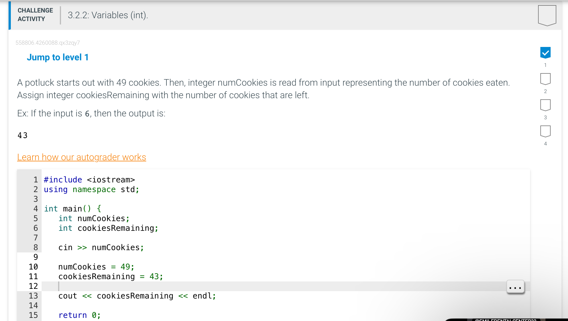 Solved 558806.4260088.qx3zqy7Jump to level 1A potluck starts | Chegg.com