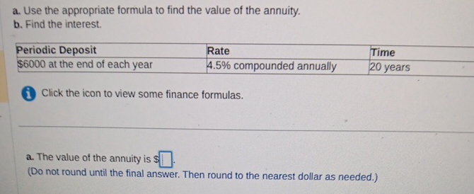 Solved What are the steps to a. ﻿Use the appropriate formula | Chegg.com