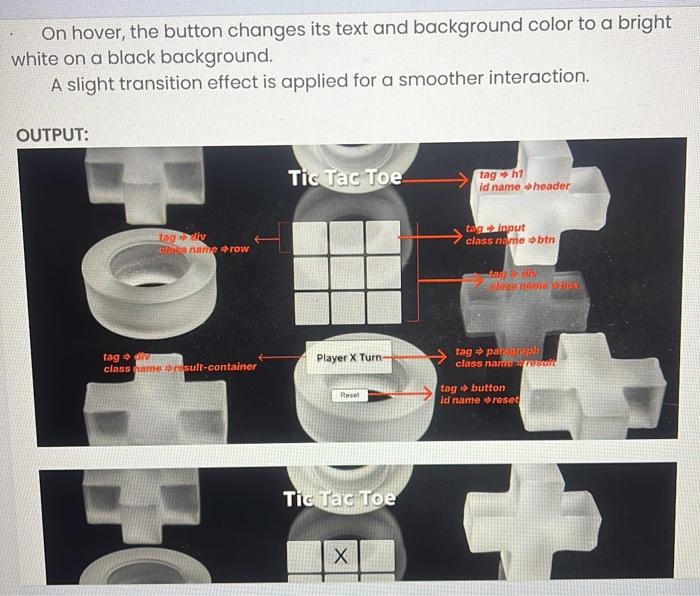 Solved TIC TAC TOE Project Overview: The Tic Tac Toe Game | Chegg.com