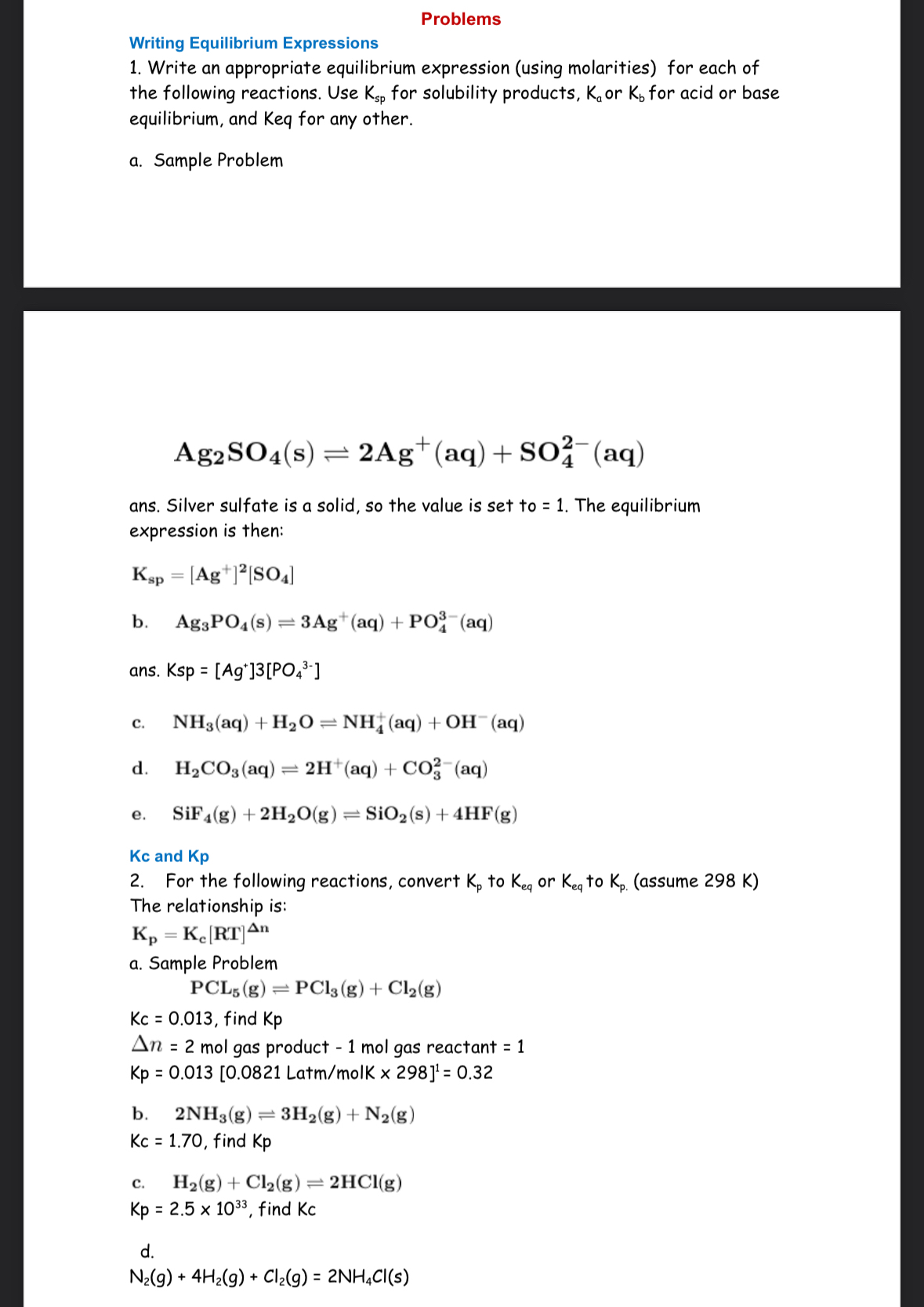 Solved Please solve all the actual problems. NOT the sample | Chegg.com