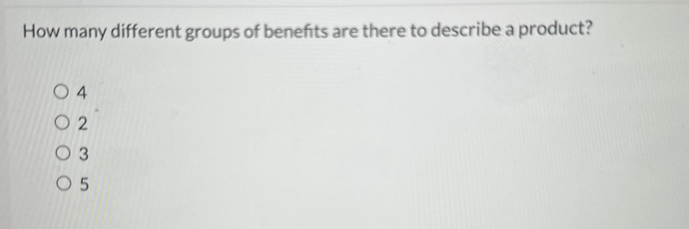 Solved How many different groups of benefits are there to | Chegg.com