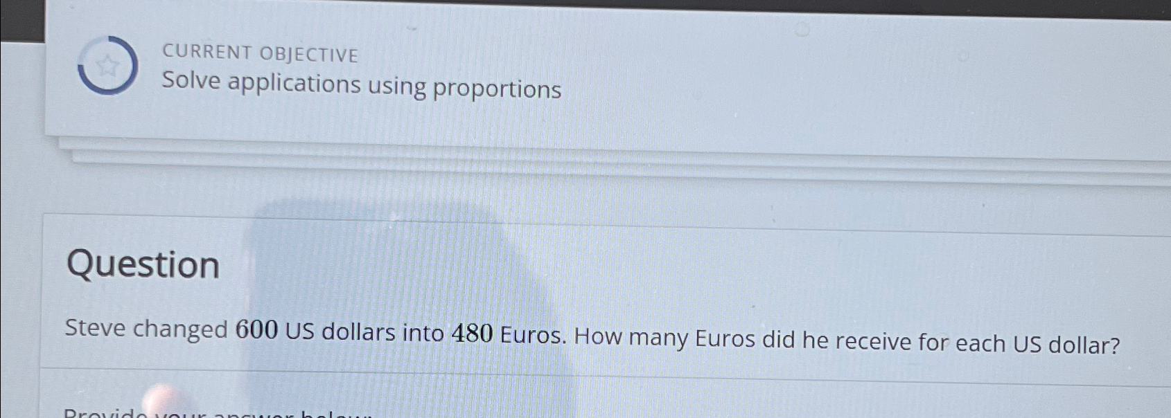 Solved Current Objectivesolve Applications Using