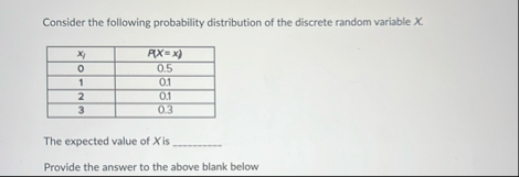 Solved Consider the following probability distribution of | Chegg.com