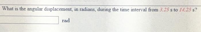 Solved A detailed graph of angular velocity versus time is | Chegg.com