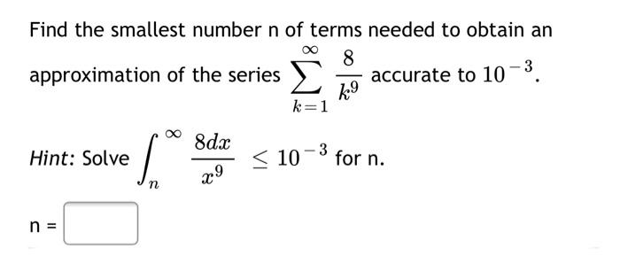 Solved Estimate the error in using the partial sum of 70 | Chegg.com