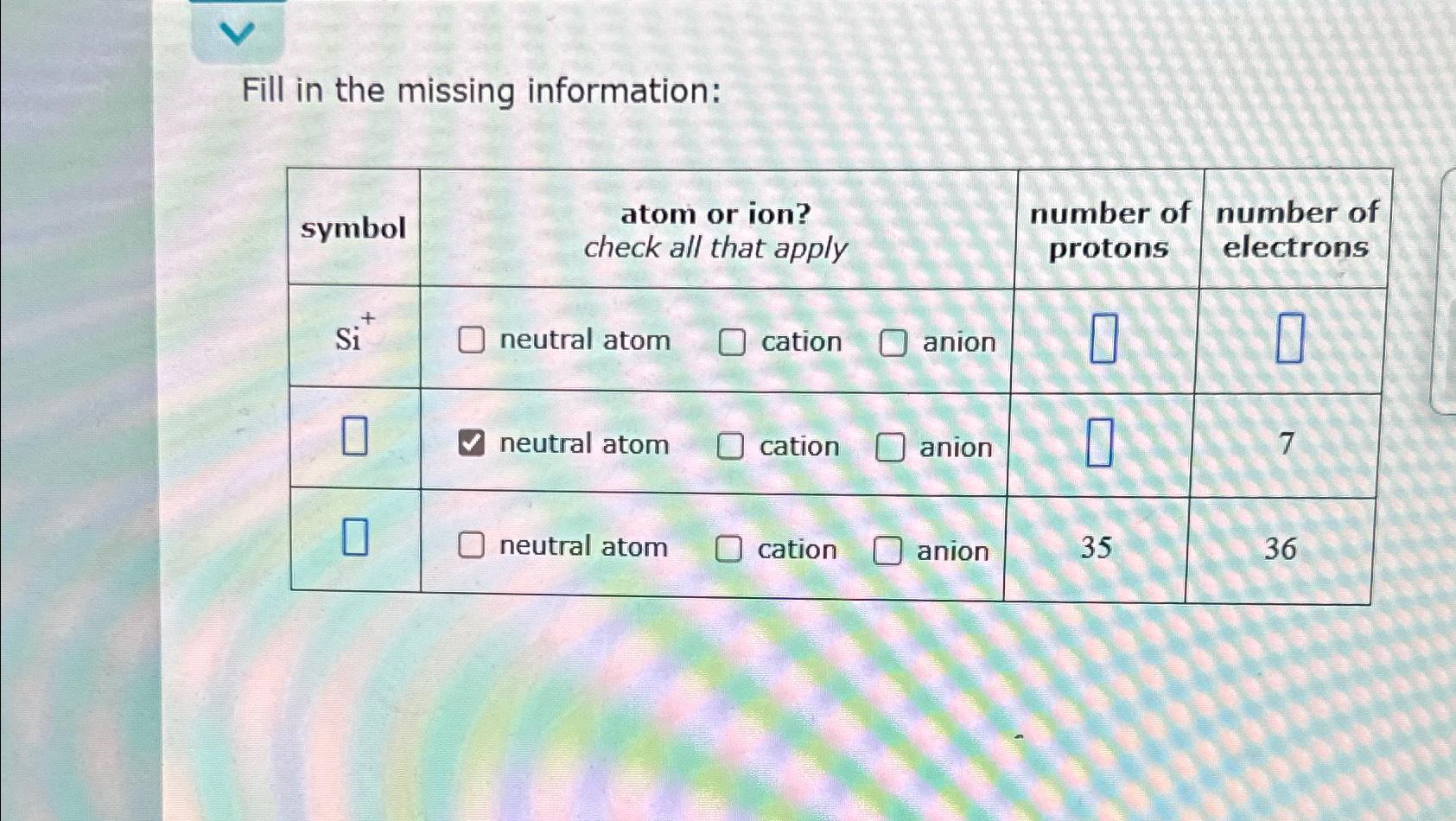 Solved Fill in the missing | Chegg.com