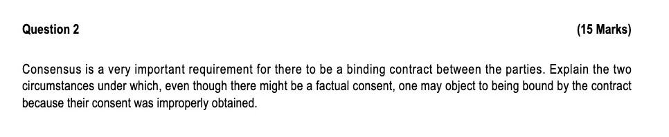 Solved Consensus is a very important requirement for there | Chegg.com