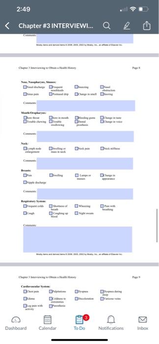 Solved Student Laboratory Guide Chapter 3: Interviewing to | Chegg.com