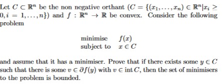 Solved Let CsubRn ﻿be the non negative orthant | Chegg.com